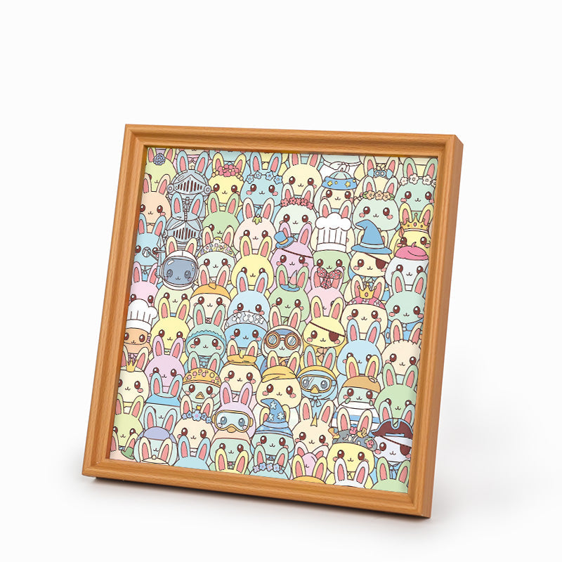 Bunny - Wooden Coloring Puzzle – Cheerful painting® (UK)