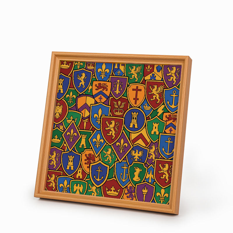Badge Collection - Wooden Coloring Puzzle – Cheerful painting® (UK)