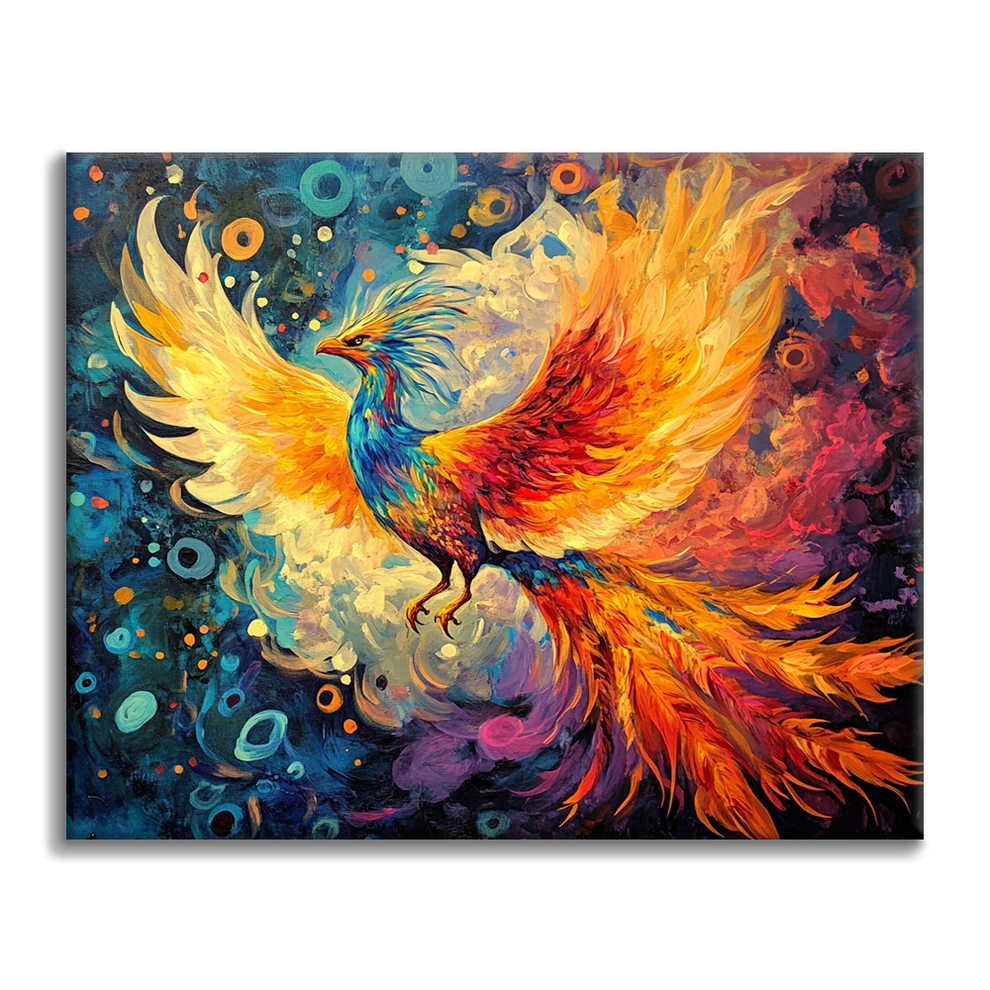 Phoenix Reborn - Paint by Numbers – Cheerful painting® (UK)