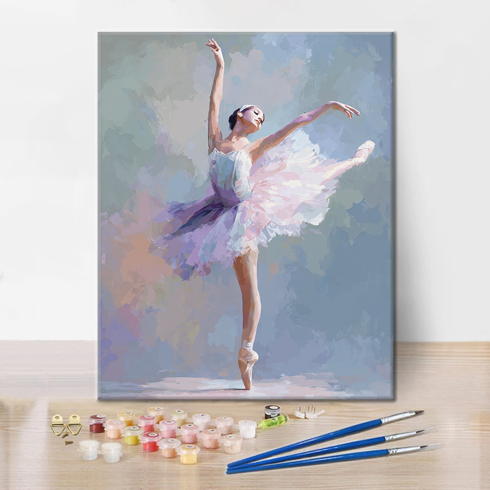 ballet dancer - Paint by Numbers – Cheerful painting® (UK)