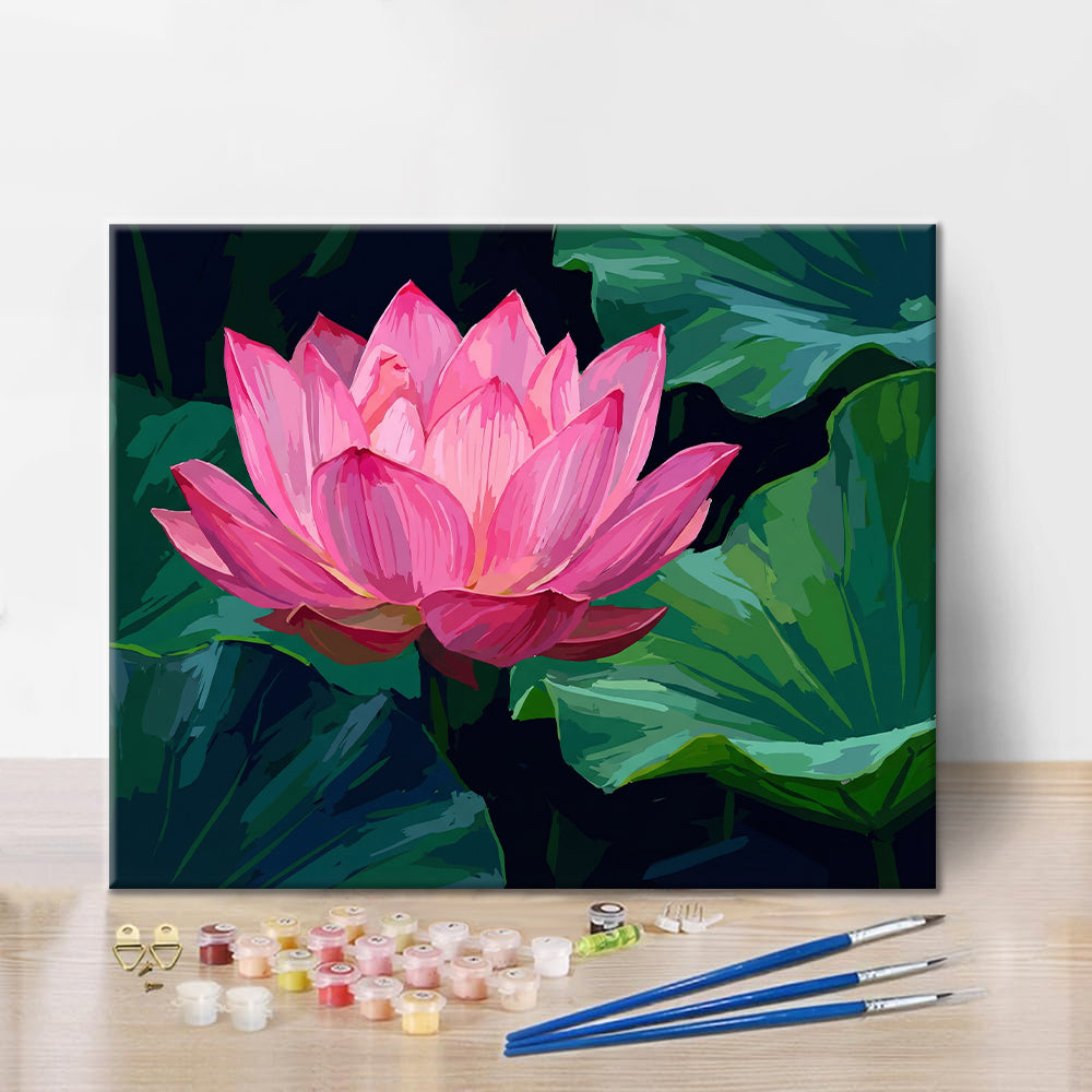 Lotus Blossom - Paint by Numbers – Cheerful painting® (UK)