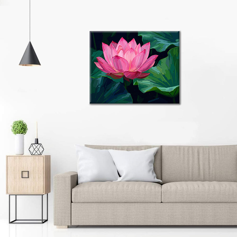 Lotus Blossom - Paint by Numbers – Cheerful painting® (UK)