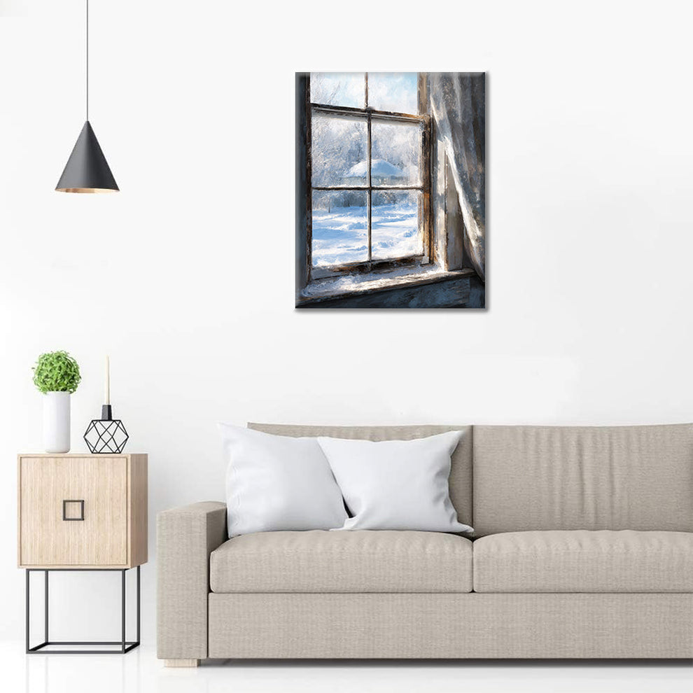 Winter Window - Paint by Numbers – Cheerful painting® (UK)