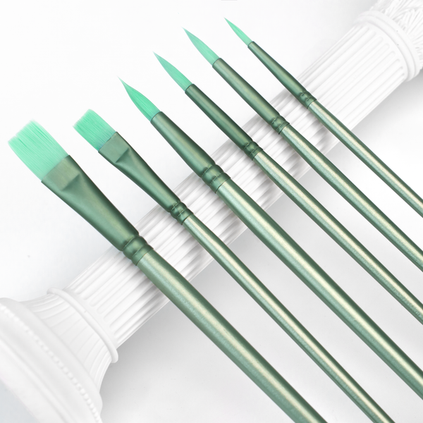 Nylon Brush Set (6 Pcs) – Cheerful painting® (UK)