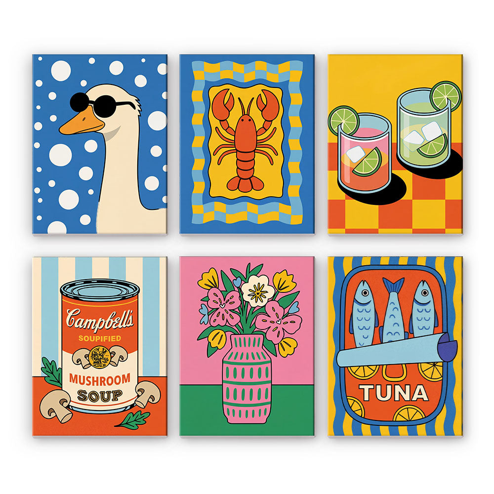 Pop Icons Mini Paint by Numbers – Cheerful painting® (UK)